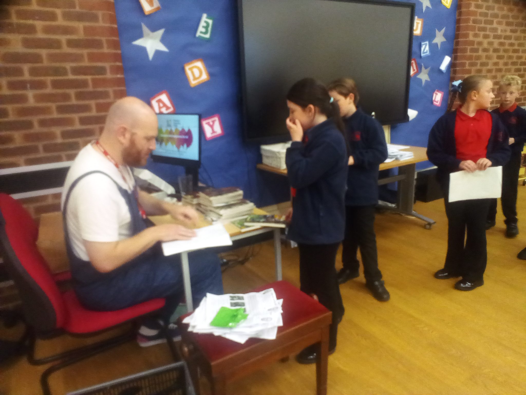 Luke Temple Author Visit - William Barcroft Junior School